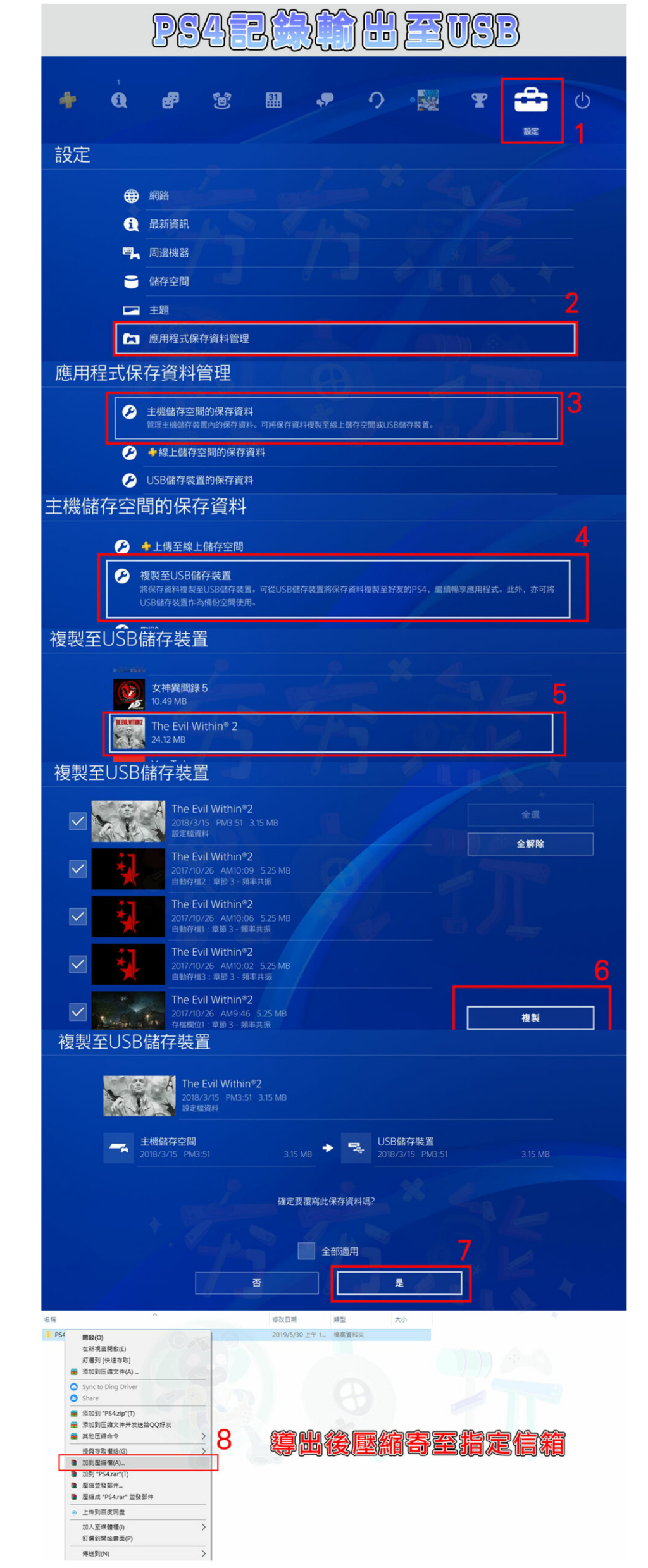 PS4隨身碟修改流程 – Mioshio Theme